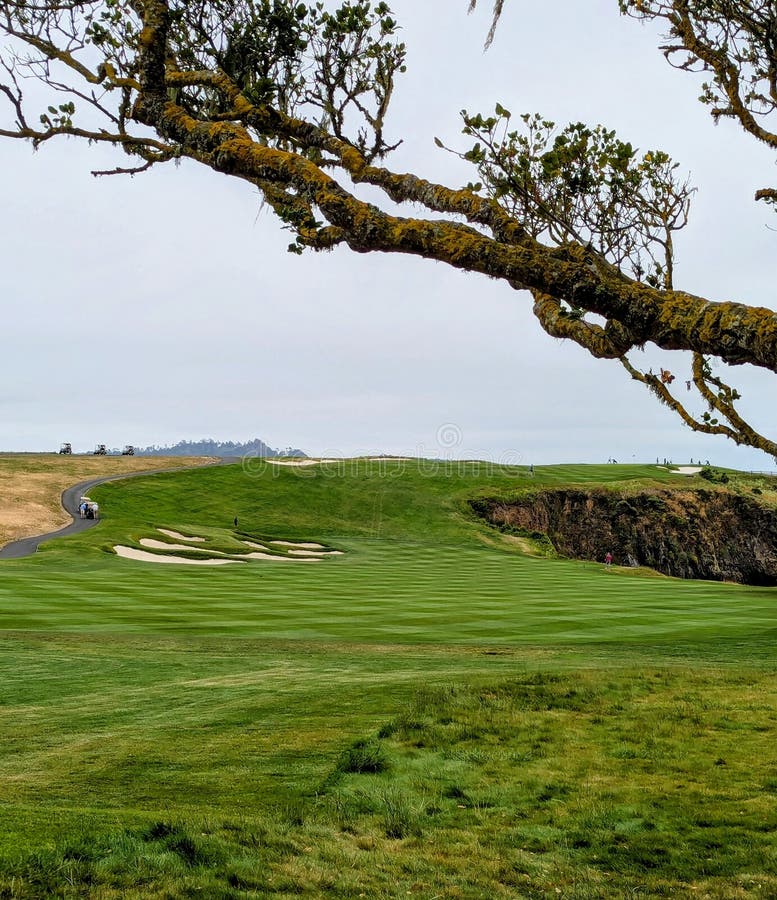Hole 6 at Pebble Beach Golf Links Stock Photo - Image of monterey ...