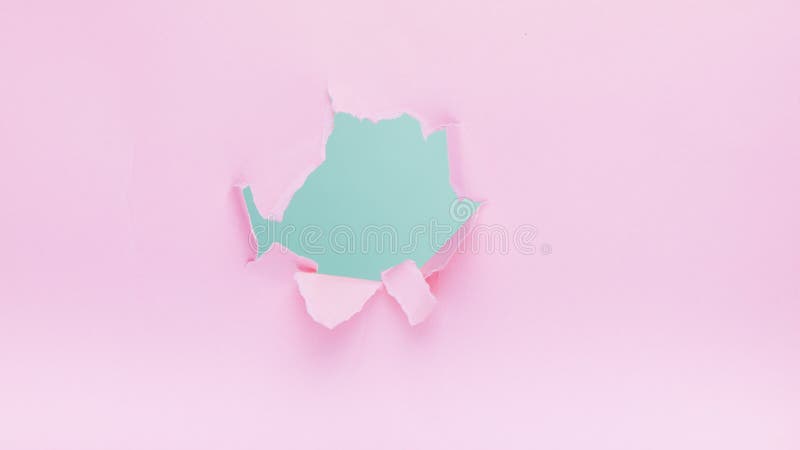 Hole Pink Paper. High Quality Photo Stock Photo - Image of pink, paper ...