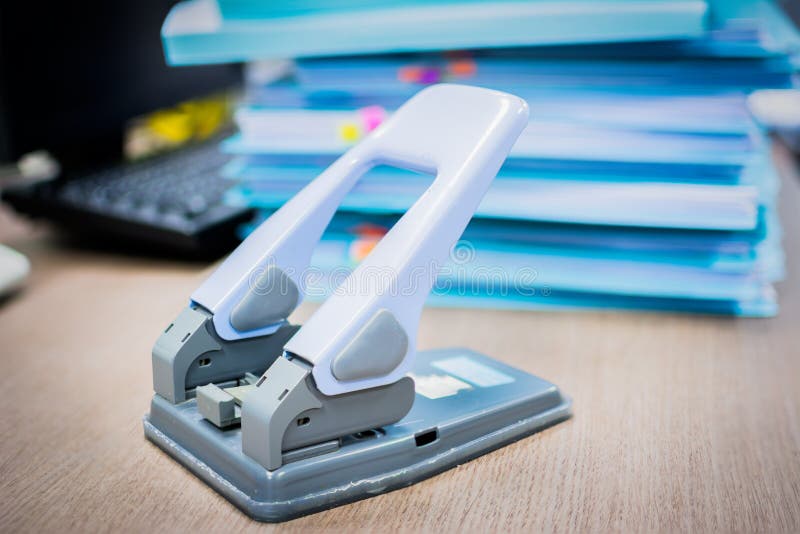 Hole puncher stock photo. Image of supply, puncher, perforate - 59932872