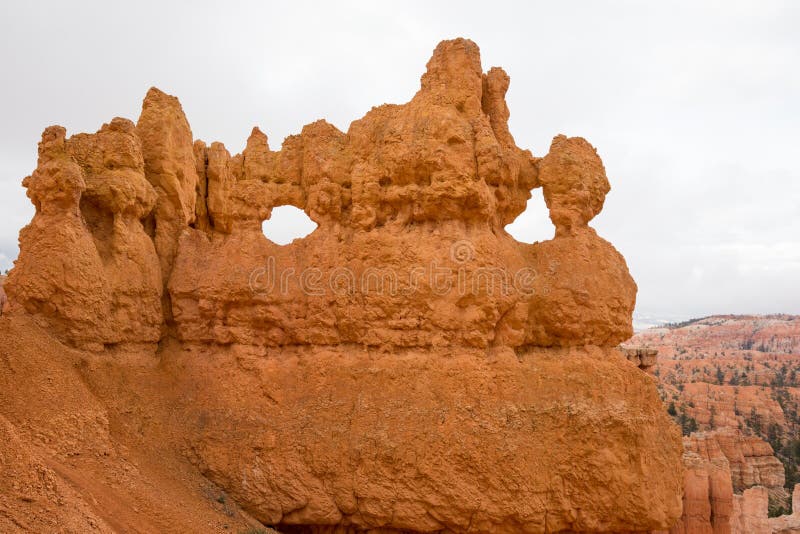 Hole in the rock stock image. Image of point, hoodoos - 58722893