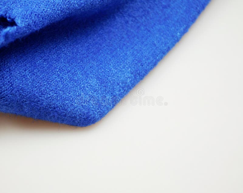 Blue Fabric Texture with Torn Sleeve. Stock Photo - Image of torn ...