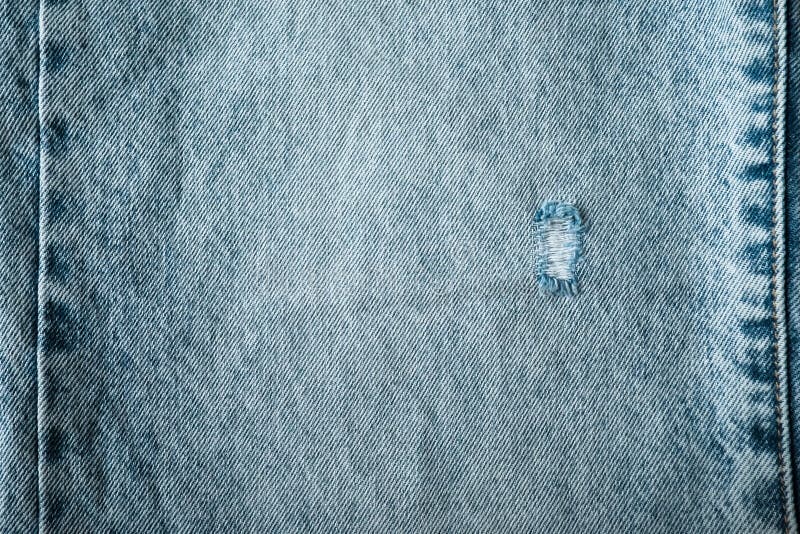 Hole and Threads on Denim Jeans Stock Image - Image of clothes ...