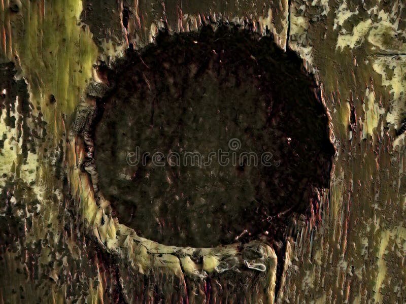 Hole in the Wall Abstract Creative Illustration Stock Photo - Image of ...