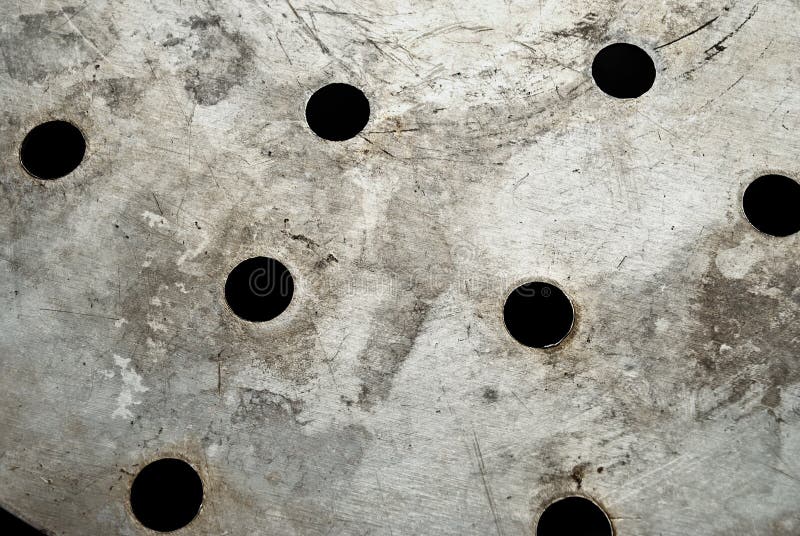 Holes in metal. stock photo. Image of industrial, hole - 20848928