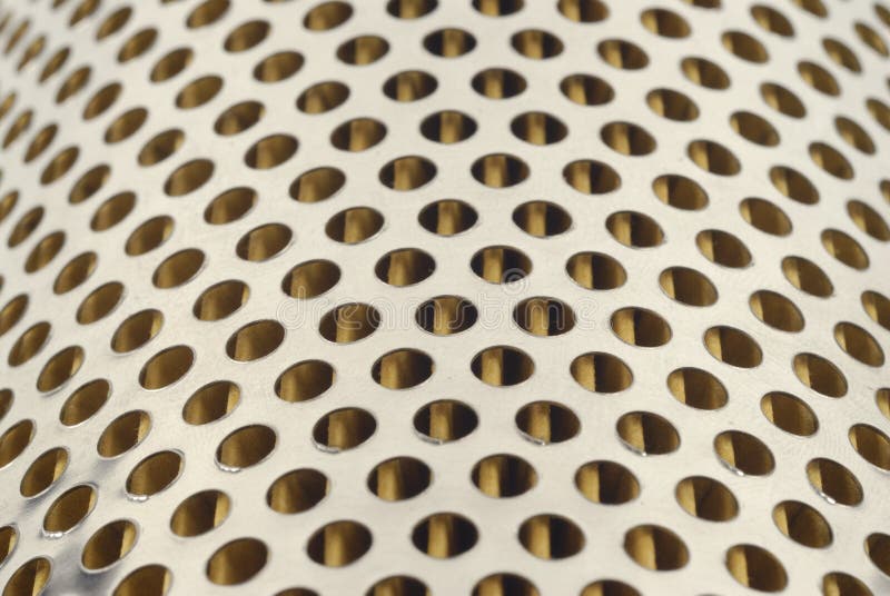 Holes in metal stock photo. Image of pattern, rhythm - 48592634