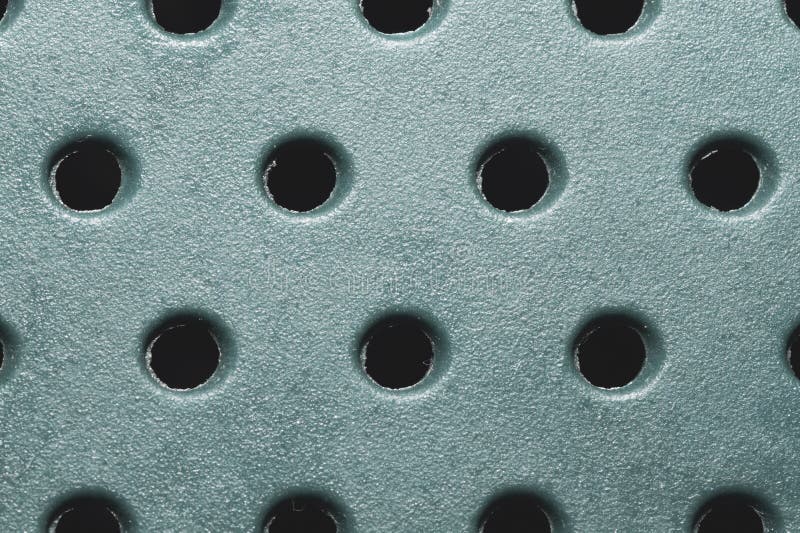 Holes in Plastic Plate. Abstract Pattern Background Stock Image - Image ...
