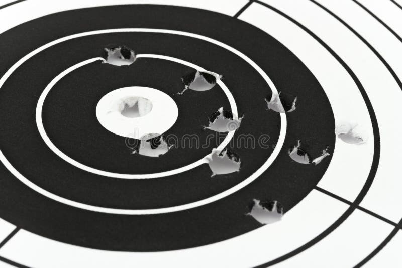 Holes on paper stock photo. Image of danger, copy, blank - 4934640