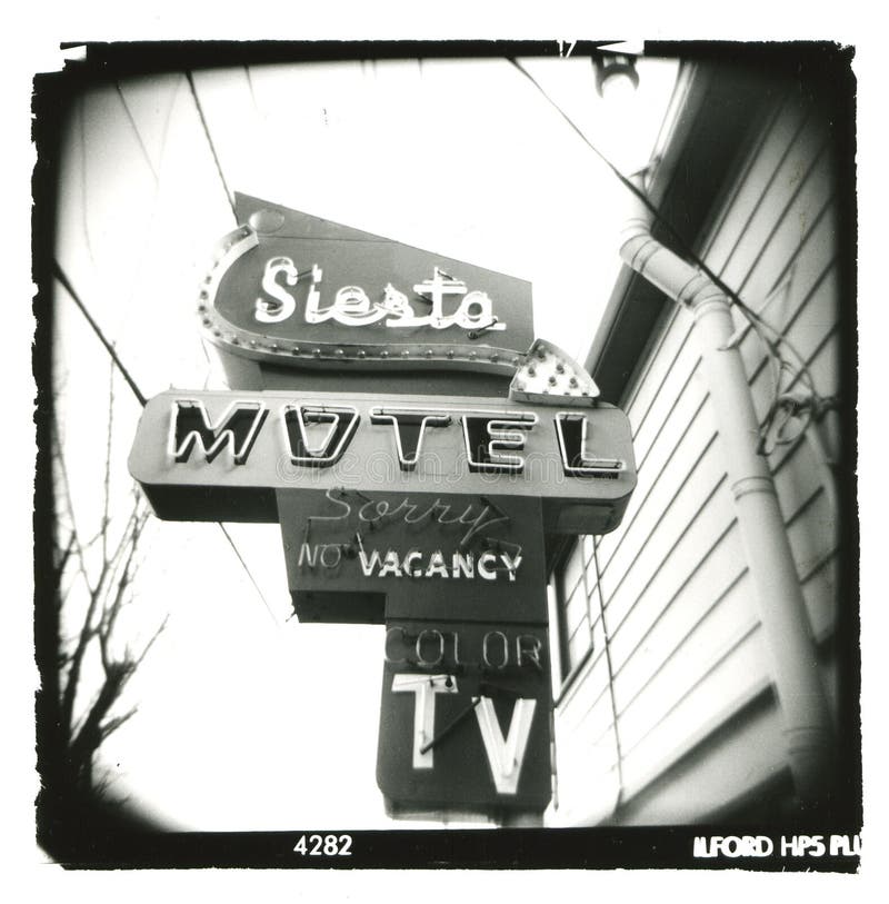 Holga_star-motel_sign stock photo. Image of side, white - 1103908