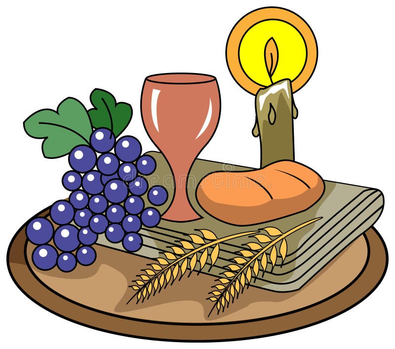 Holy communion drawing stock vector. Illustration of grape - 40087104