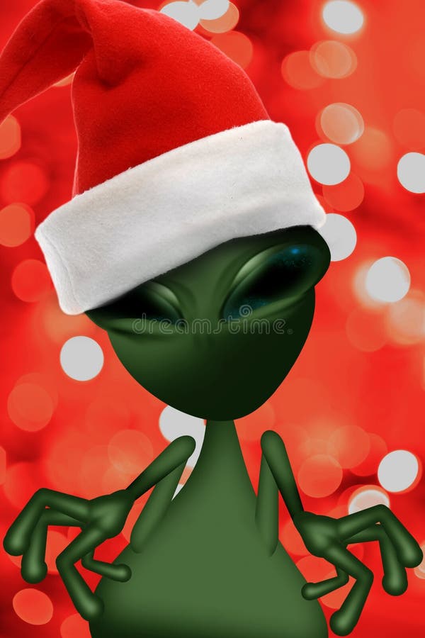 Holiday Alien stock illustration. Illustration of theory - 24709026