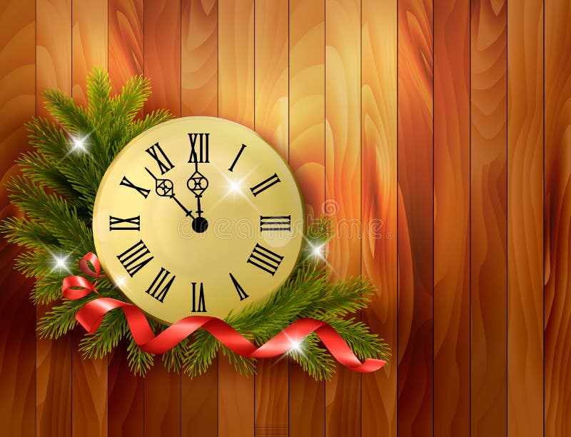 Holiday clock stock illustration. Illustration of home - 82223841