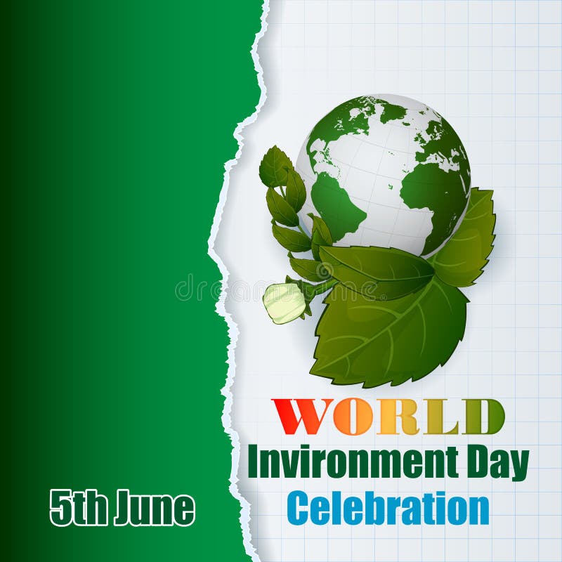 Holiday, Background for World Environment Day Celebration Stock Vector ...