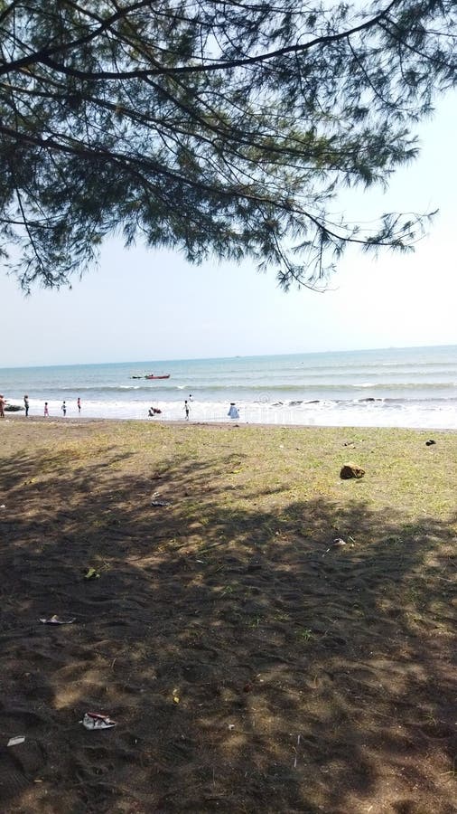 Holiday at Bomo beach stock photo. Image of trees, island - 300113370