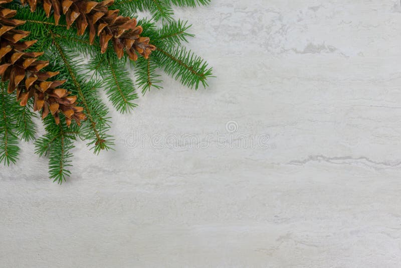 Holiday Border in the Upper Left Corner with Copy Space Stock Photo ...