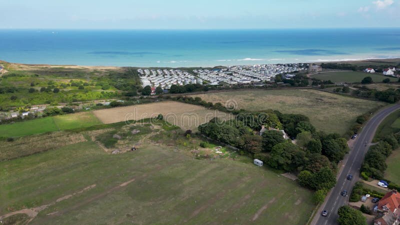 Holiday Caravan Park on the Norfolk Coast Stock Footage - Video of ...