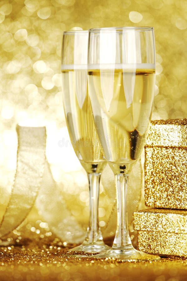 Holiday card stock image. Image of wine, festive, champagne - 35296015