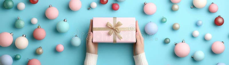 Holiday Celebration Flat Design Top View Festive Animation Colored ...