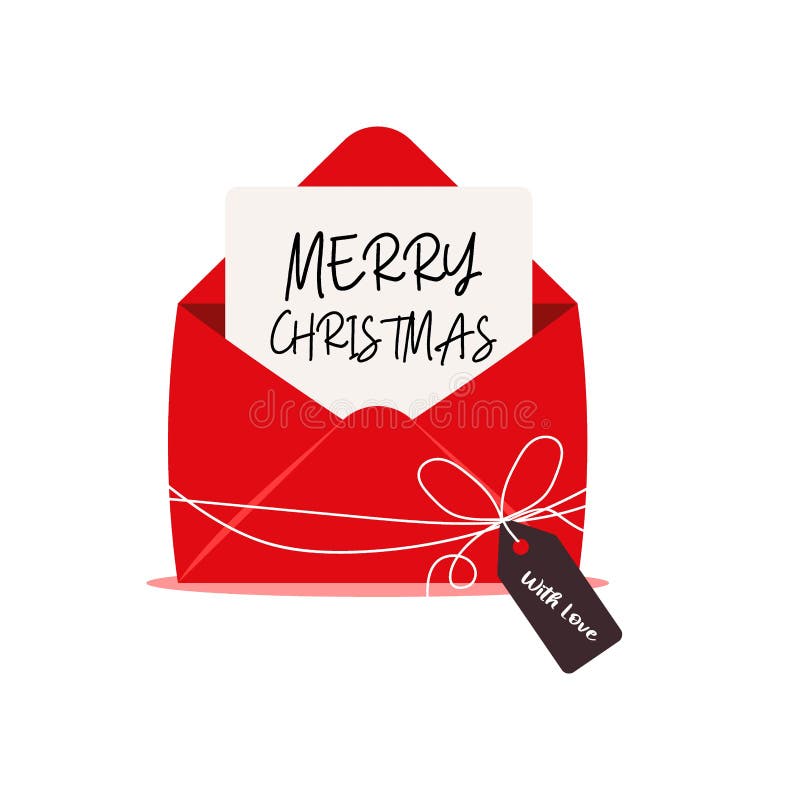 Cartoon Christmas Card Envelope Stock Illustrations 1 251 Cartoon