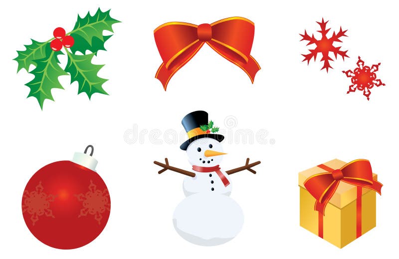 Holiday Collection stock illustration. Illustration of christmas - 7152352