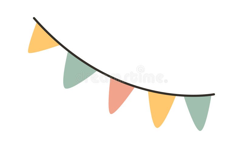 Holiday decorative flags stock vector. Illustration of traditional ...