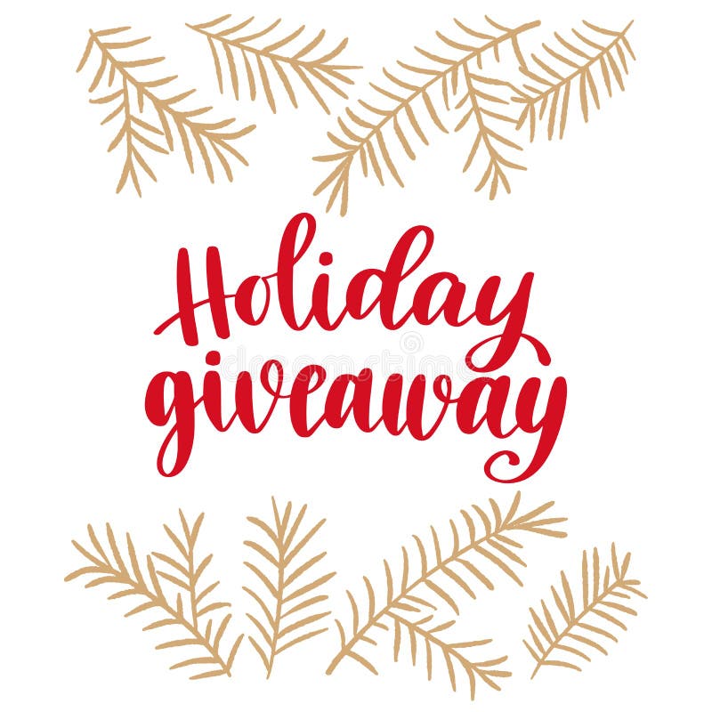 Holiday Giveaway. Modern Style Lettering and Hand Drawn Winter ...