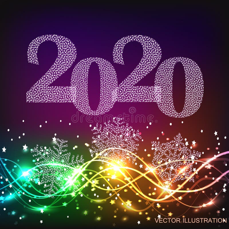 Holiday Happy 2020 New Year Background. Stock Vector - Illustration of ... Holiday Happy 2020 New Year Background. Stock Vector - Illustration of ...