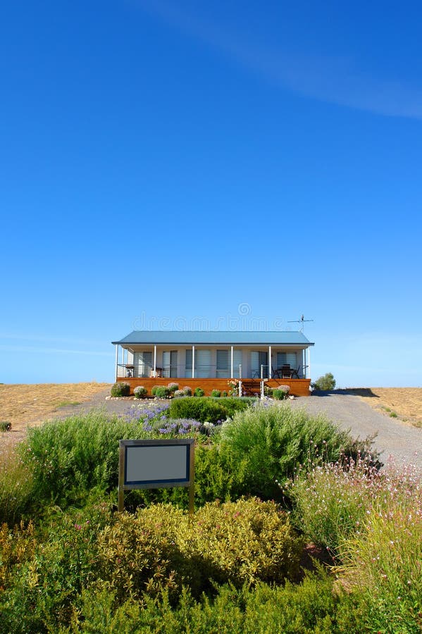 Holiday House stock image. Image of field, australia, pretty - 1656839