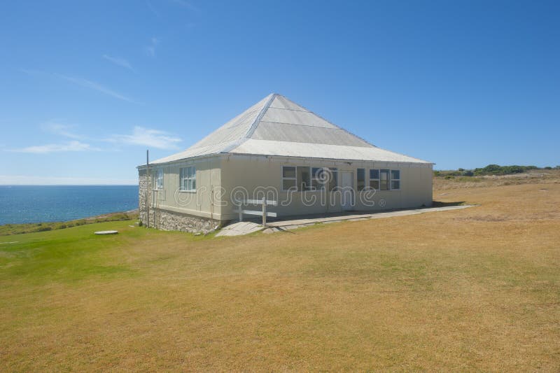 Holiday Hut at Remote Coast Stock Image - Image of seascape, flat: 23910075