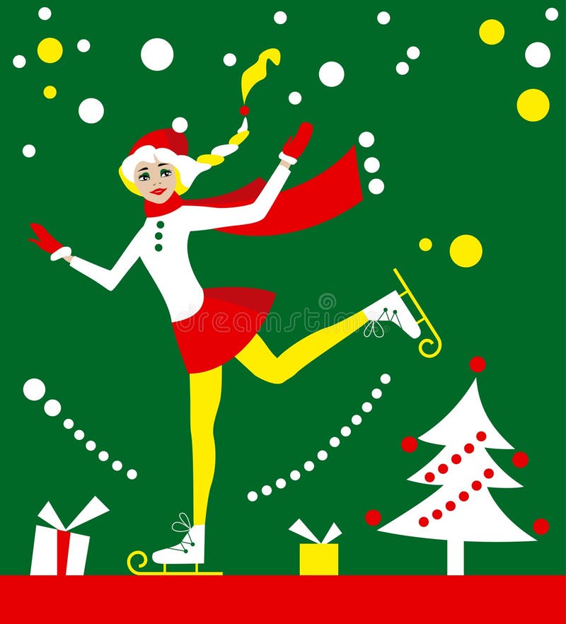 Ice Skating Cartoon Stock Illustrations – 9,033 Ice Skating Cartoon ...