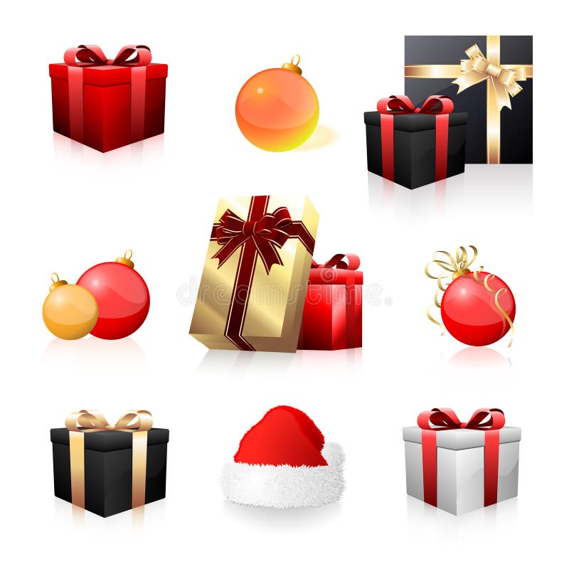 Holiday icon collection stock vector. Illustration of orange - 11606677