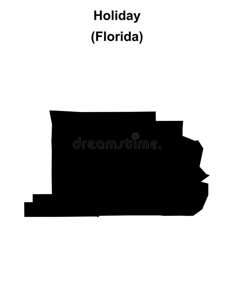 Holiday outline map stock vector. Illustration of territory - 357251335