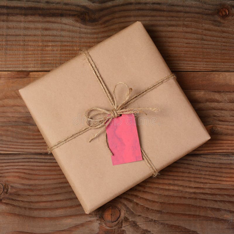 Holiday Package stock image. Image of angle, wooden, rustic - 35343617