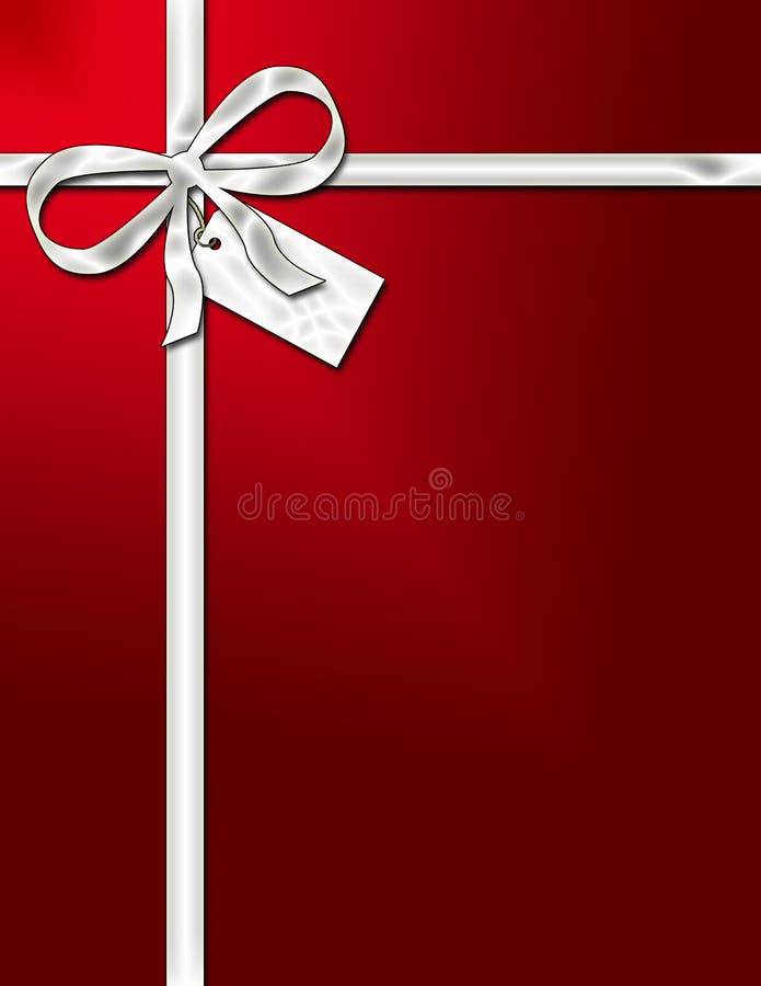 Holiday Package with Ribbon Stock Vector - Illustration of celebration ...