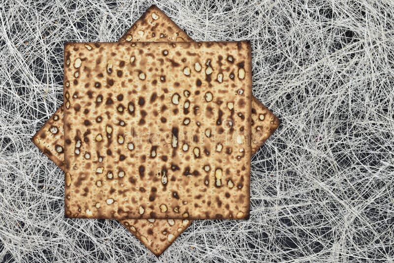 Matzah on Pesah Cheerful Holiday Pesah. Stock Photo - Image of matzoth ...