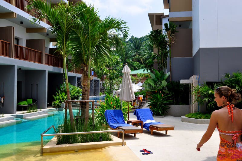 Holiday at the pool stock photo. Image of relaxed, pool - 24117888