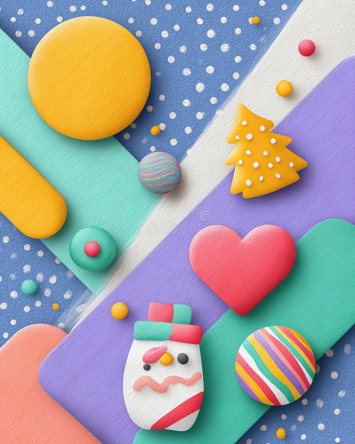 Holiday Promo Scene in Bold Abstract Layout with Dynamic Diagonal ...