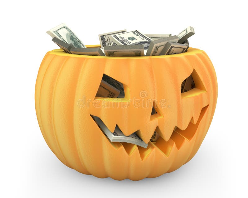 Pumpkin Money Stock Illustrations – 1,100 Pumpkin Money Stock ...