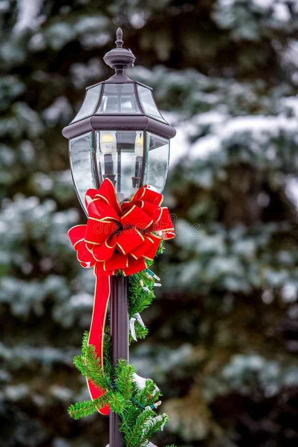 Lamp Post Red Ribbon Stock Photos - Free & Royalty-Free Stock Photos ...