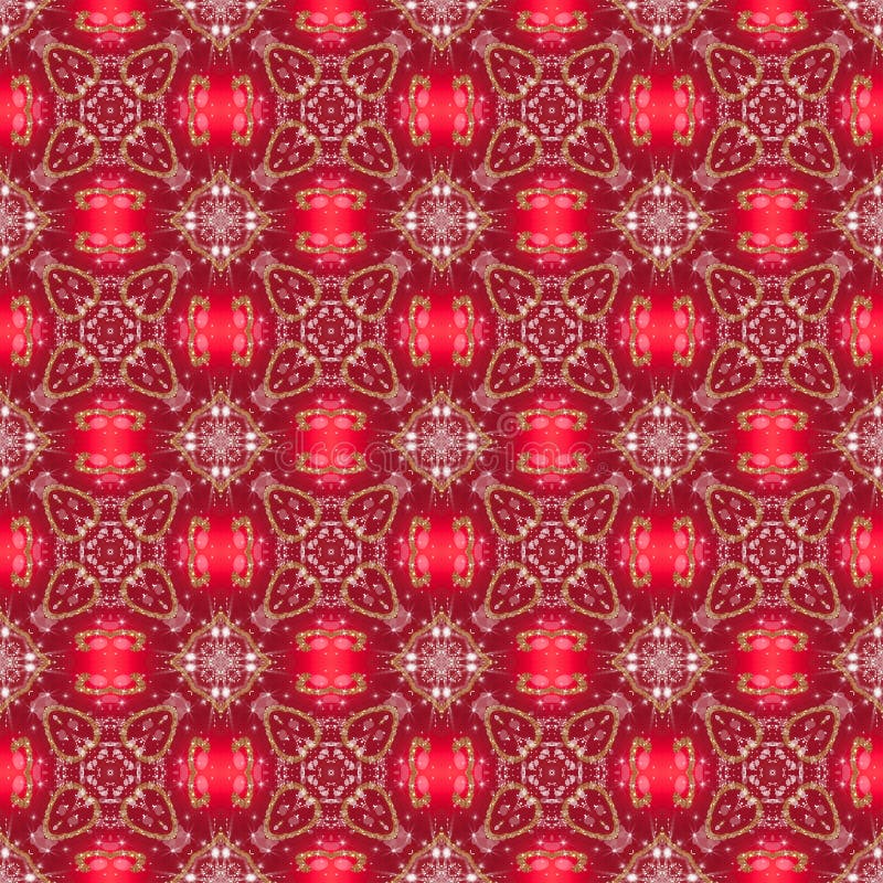 Holiday Red Sparkle Seamless Background Pattern Tile Stock Illustration ...