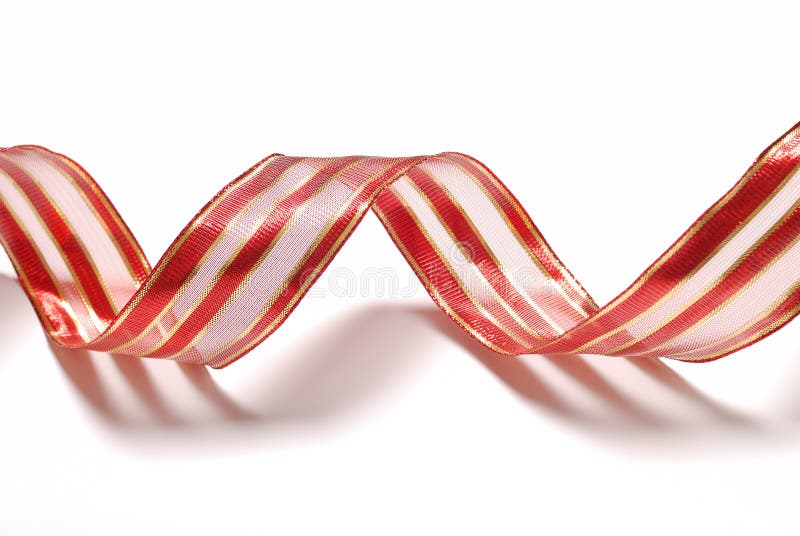Holiday ribbon stock photo. Image of christmas, twisted - 6535262