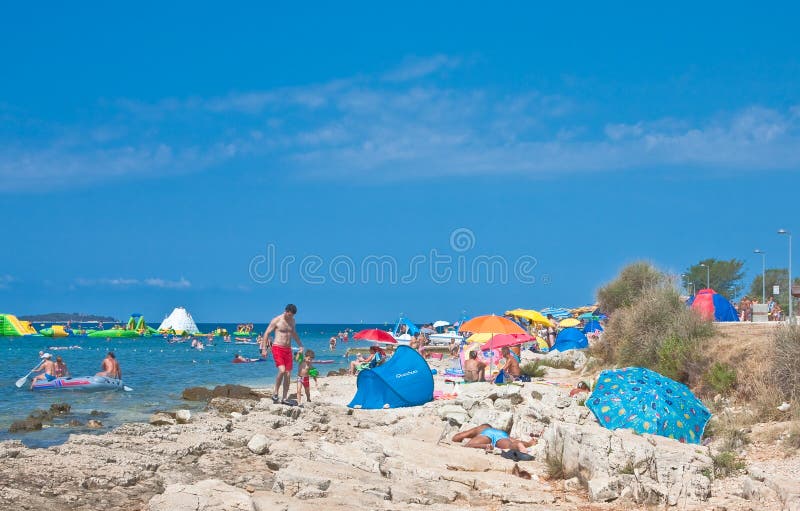 Holiday at the Sea. Croatia Editorial Stock Photo - Image of adriatic ...