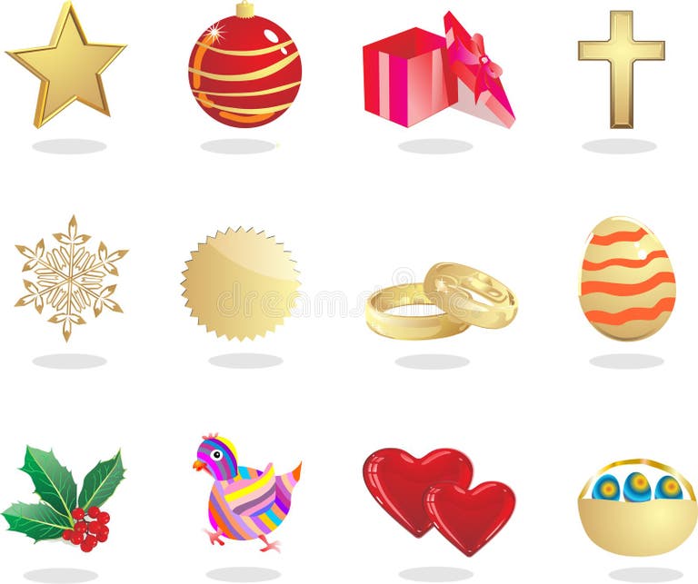 Holiday Symbol Stock Illustrations – 3,551,148 Holiday Symbol Stock ...