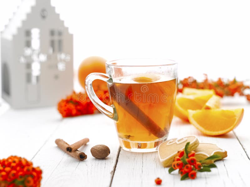 Holiday Tea stock image. Image of orange, refreshment - 35148745