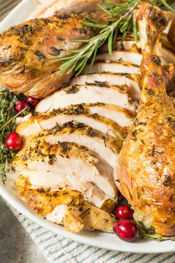 Holiday Thanksgiving Turkey Dinner Platter Stock Photo - Image of ...