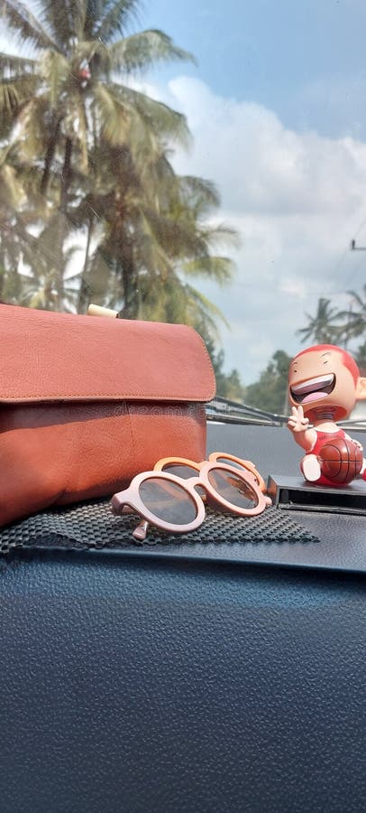 Holiday Trip To Beach in a Car Coconut Tree Editorial Photo - Image of ...