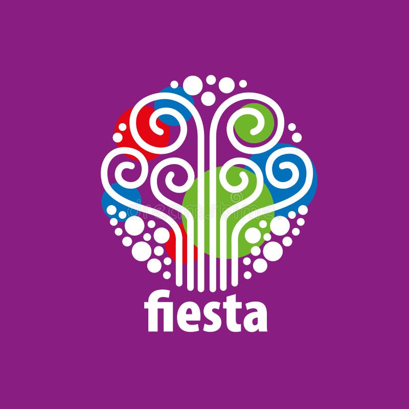 Holiday vector logo stock vector. Illustration of fiesta - 126419377