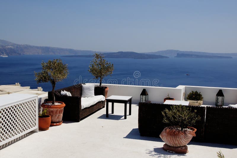 Holiday view from patio stock image. Image of european - 29424859