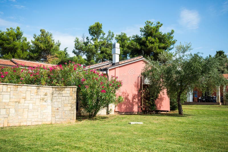 Holiday Villa in a Hotel Complex Stock Image - Image of summer, cloud ...