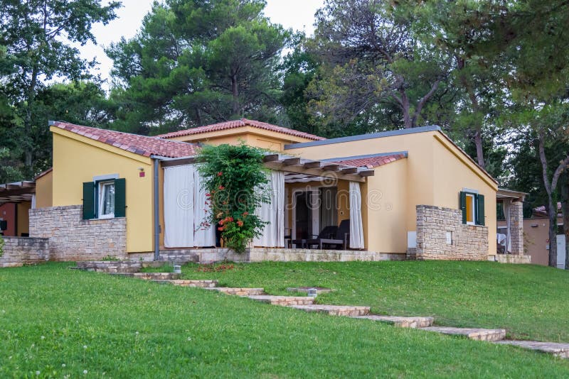 Holiday Villa in a Hotel Complex Stock Photo - Image of nature ...