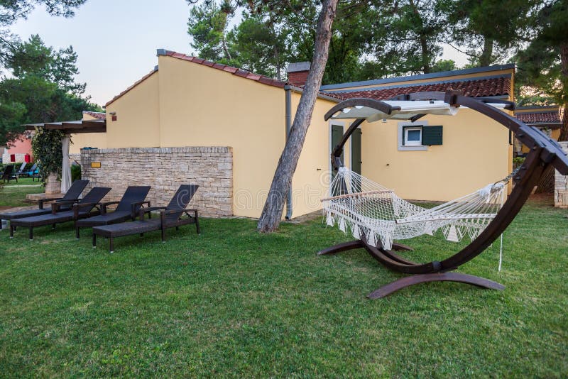 Holiday Villa in a Hotel Complex Stock Photo - Image of springtime ...